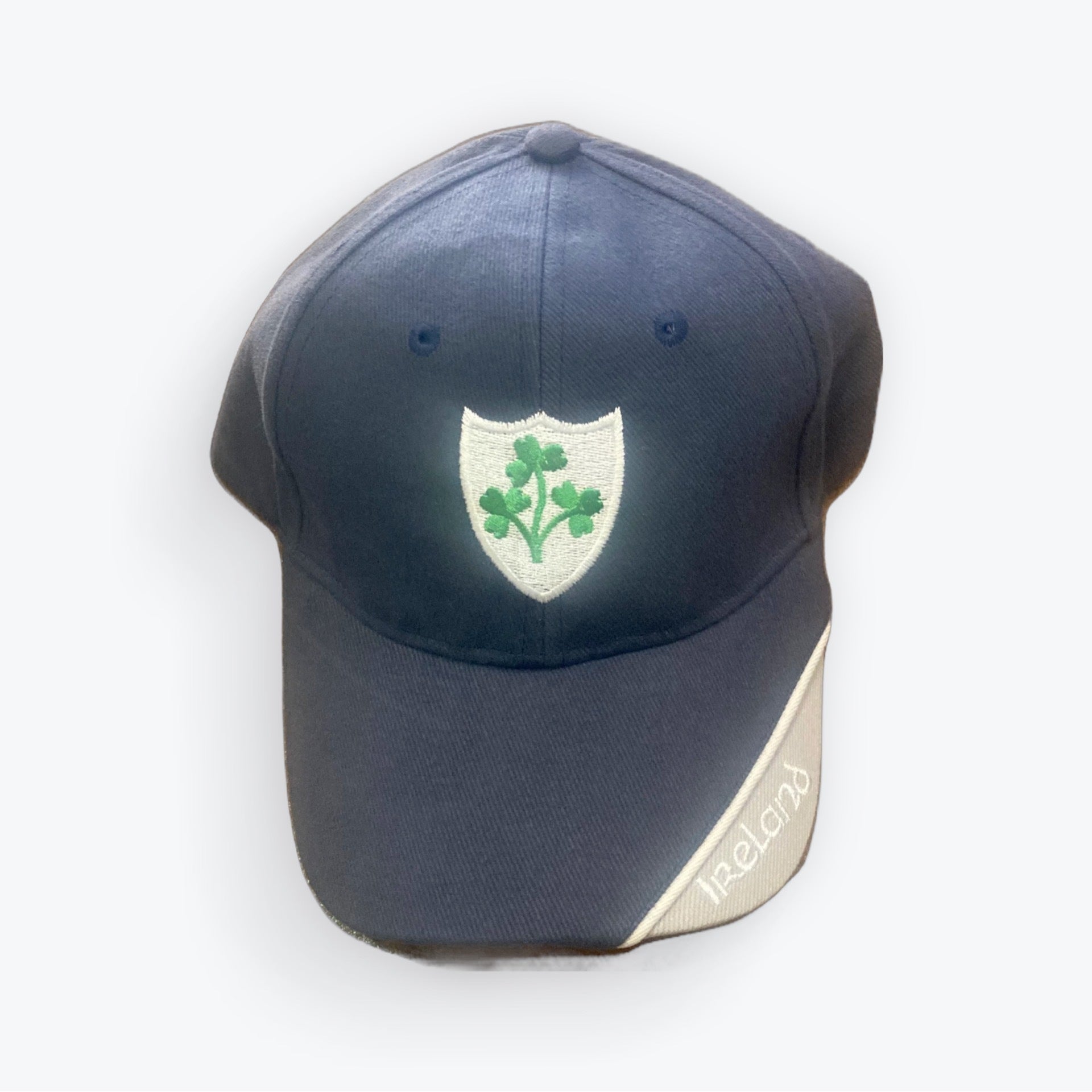 Kids Rugby Shamrock Baseball Cap, Navy | THE KERRY COTTAGE