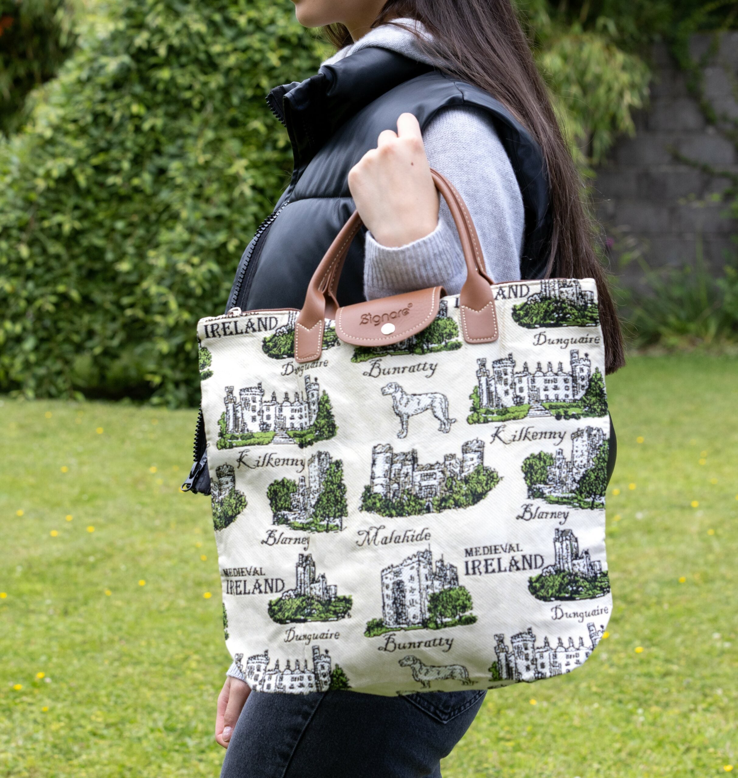 Medieval Ireland Castle Foldaway Bag | THE KERRY COTTAGE