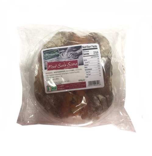 O'Donnell's Fruit Soda Bread 600g | THE KERRY COTTAGE